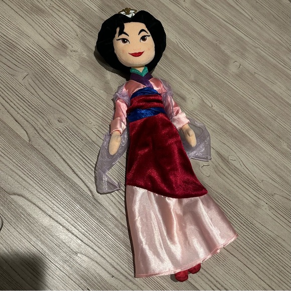 Disney | Toys | Disney Store Mulan Traditional Dress Plush Large 2 Soft ...